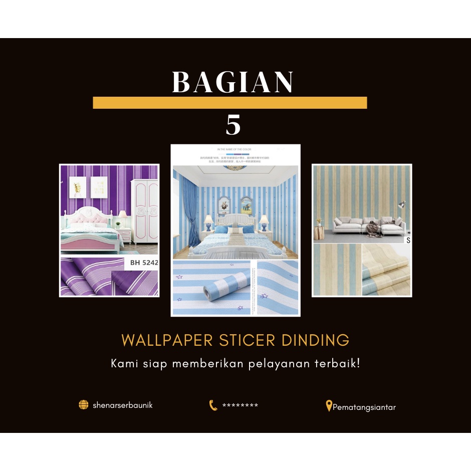 Jual [BAGIAN 5] Wallpaper Dinding / Wallpaper Sticker Ukuran 45 cm x 9 ...