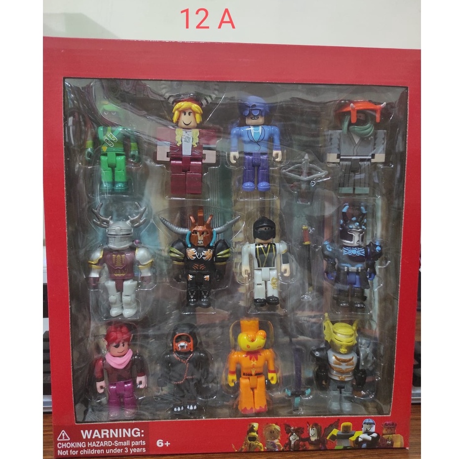 Jual Figure ROBLOX Box Set isi 12 Mainan Anak Topper Kue | Shopee Indonesia
