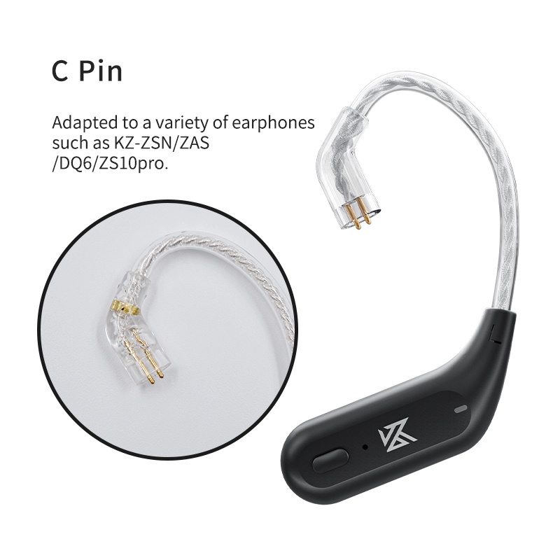 Jual KZ AZ09 HD Earhook Bluetooth Adapter AAC | Shopee Indonesia