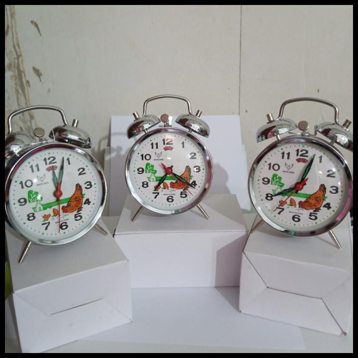 Jual Jam Beker Weker Ayam Putar Jadul Tanpa Baterai | Shopee Indonesia