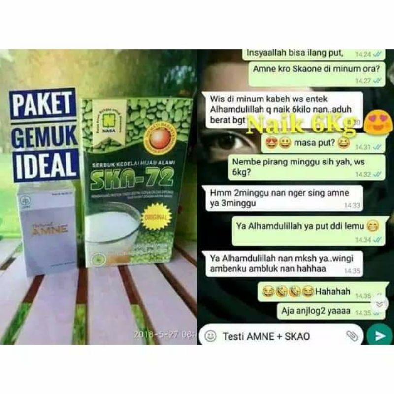 Jual Paket Gemuk Nasa ( Amne dan skao) | Shopee Indonesia