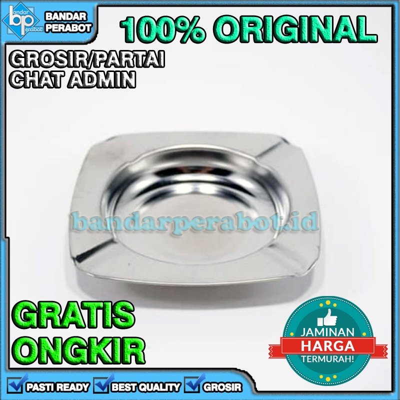 Jual [BP] ASBAK 11 CM STAINLESS BP ANTI KARAT BULAT MURAH BP BPAN BESI ...