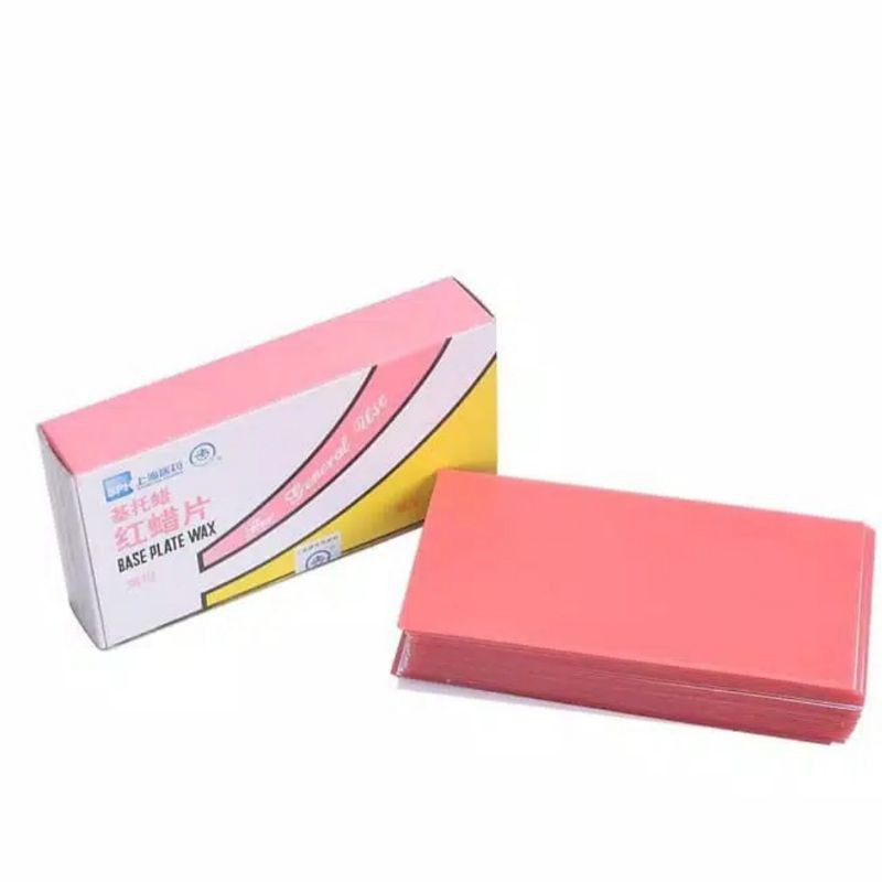 Jual DENTAL BASE PLATE WAX / LILIN MALAM MERAH ( 1 pcs ) | Shopee Indonesia