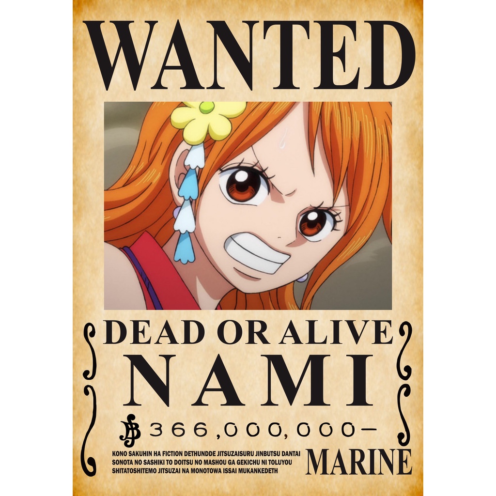 Jual NEW Wanted Poster Bounty TERBARU (After Wanokuni) Anime Manga One ... Jual NEW Wanted Poster Bounty TERBARU (After Wanokuni) Anime Manga One ...