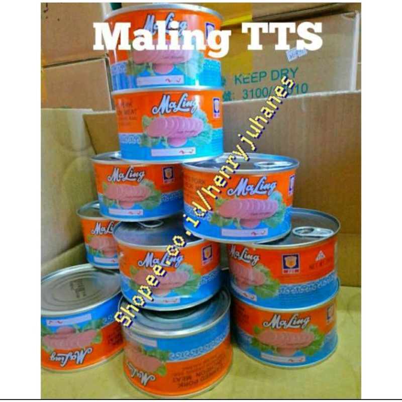 Jual 1 DUS 397 gram MALING TTS CANNED HAM PORK LUNCHEON MEAT / maling ...
