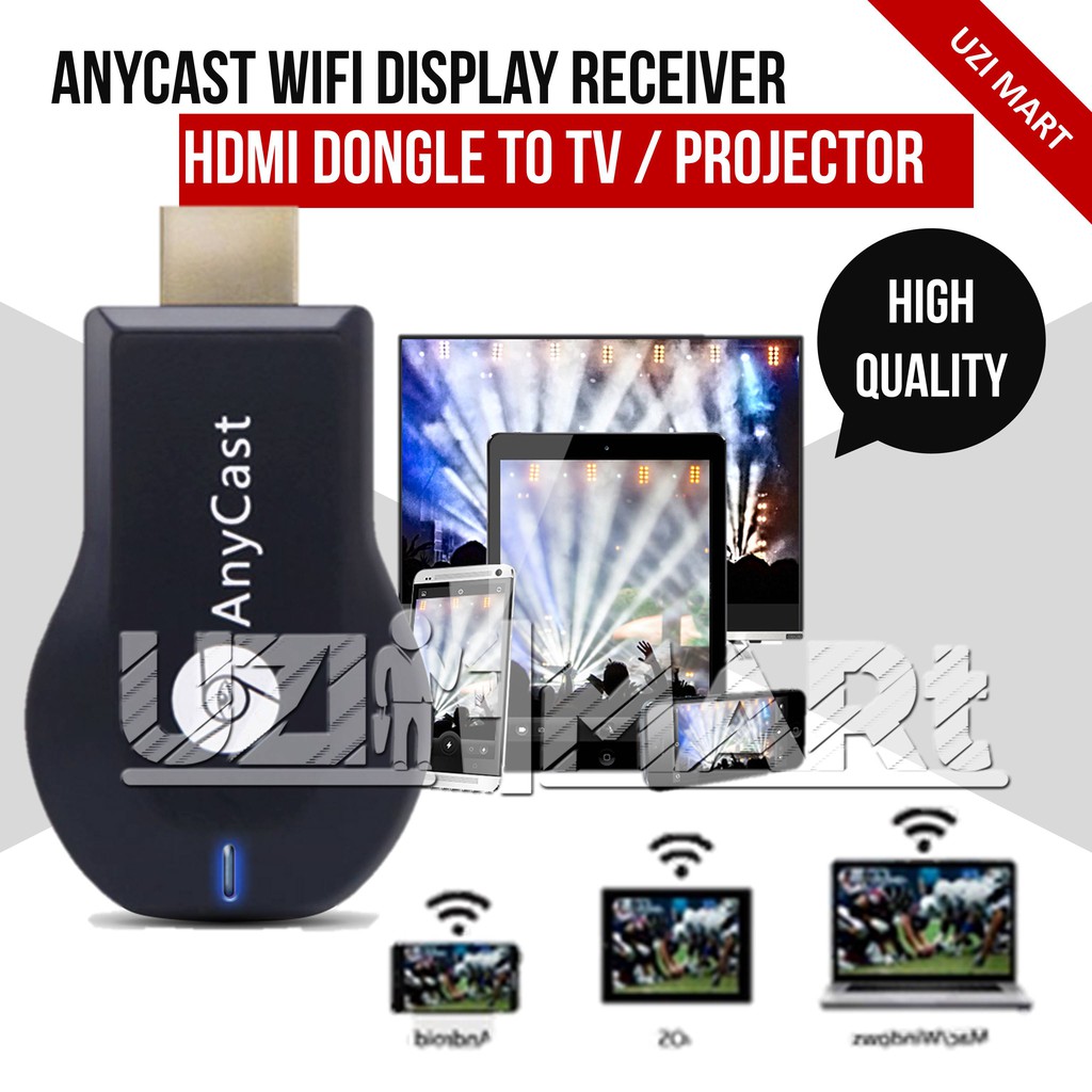 Jual ANYCAST WIFI / WIRELESS DISPLAY RECEIVER TV / PROYEKTOR HDMI ...