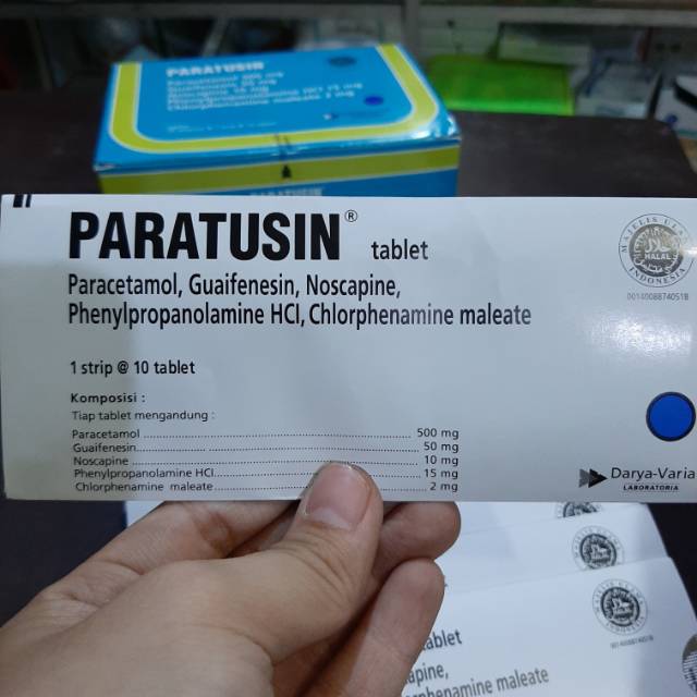 Jual PARATUSIN TABLET / ANAK DEWASA / OBAT DEMAM PANAS BATUK PILEK FLU ...
