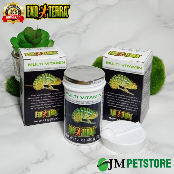 Jual Vitamin Reptil Exoterra Multivitamin Powder 30gr Untuk Reptile ...