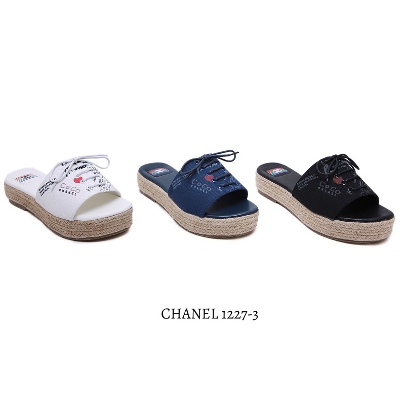 Jual sandal Ch*n*l spring string #1226-3 | Shopee Indonesia