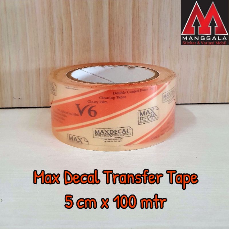 Jual Max Decal Masking Transfer Tape Laminasi Cutting Sticker Stiker 5 ...