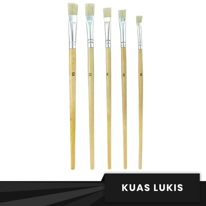 Jual KUAS LUKIS / KUAS CAT / KUAS LUKIS NO 6, 8,12 / KUAS LUKIS MAXI ...
