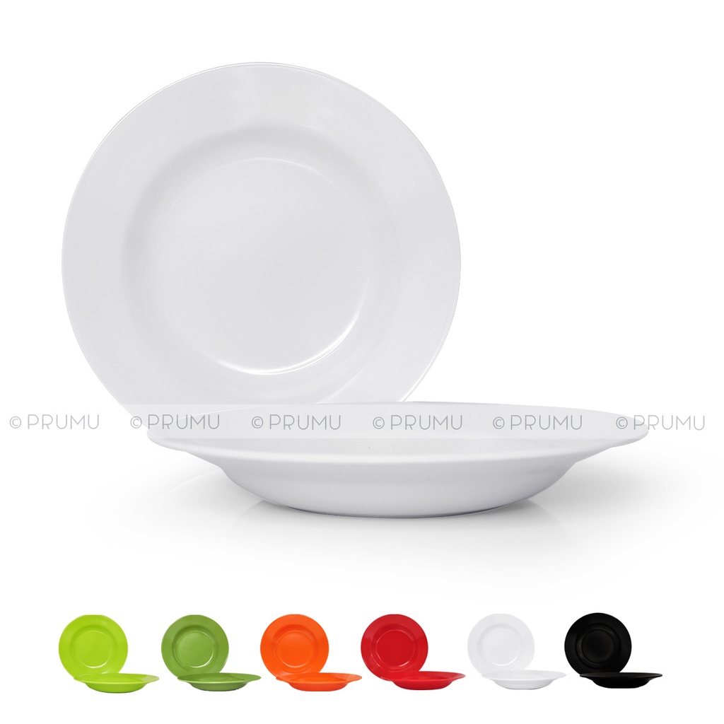 Jual Piring Makan Melamin 9 inch - Piring Cekung - Piring Nasi - Piring ...