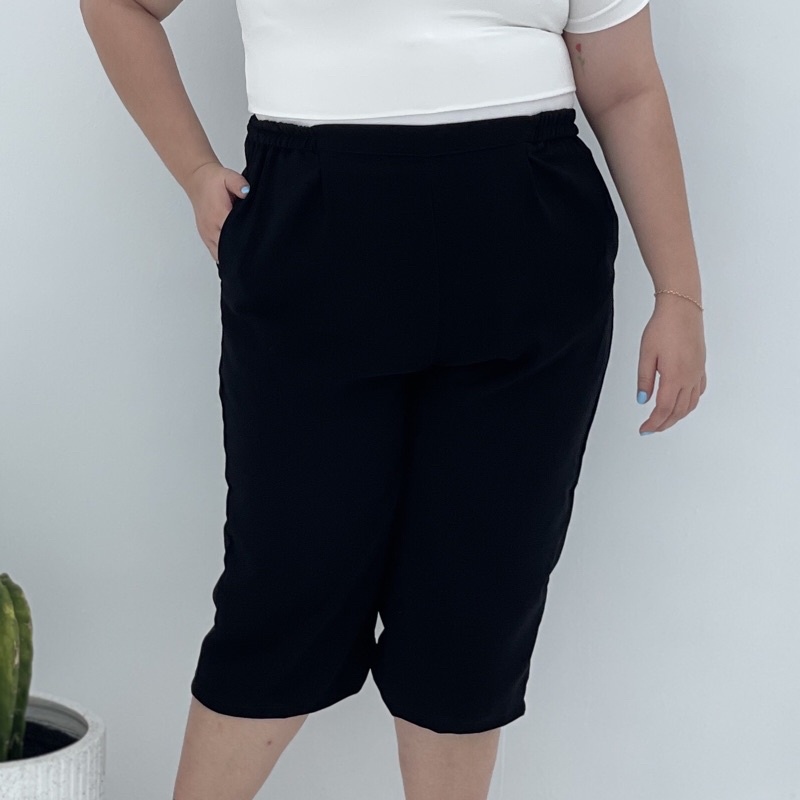 Jual Alesha Pants Premium (kulot highwaist / celana bigsize / kulot ...