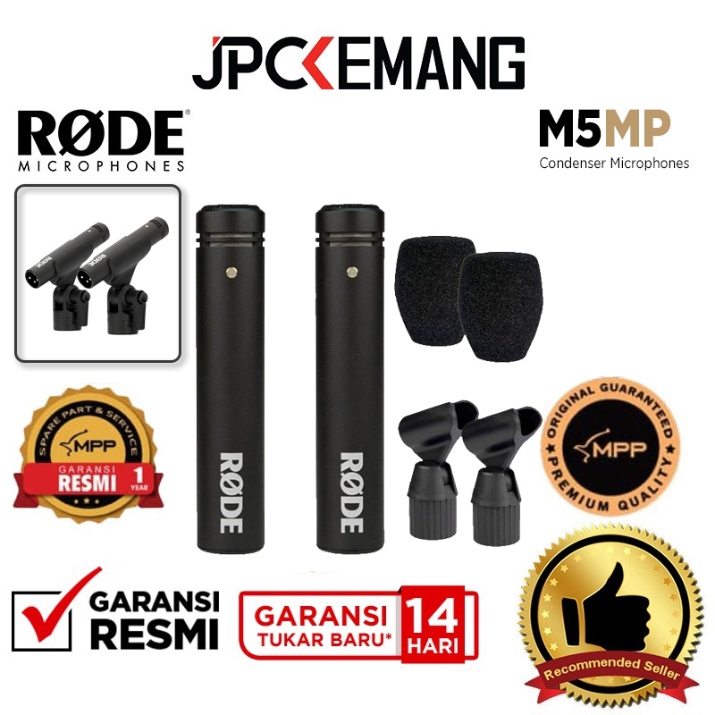 Jual Rode M5MP / Microphone Rode M5 Matched Pair Condenser Mikrofon Kamera Original | Shopee ...