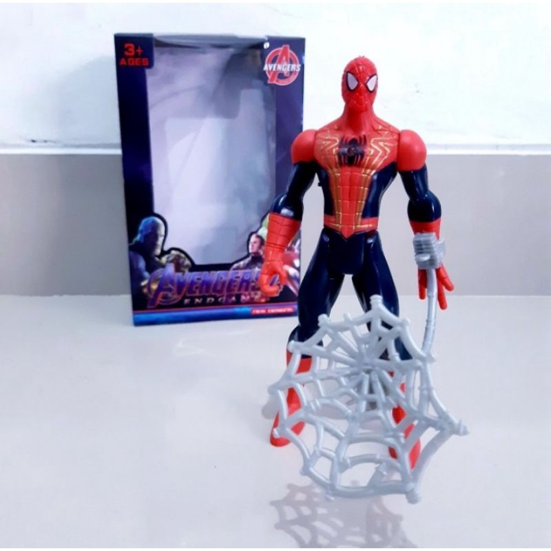 Jual mainan action figure spiderman-mainan karakter superhero | Shopee ...