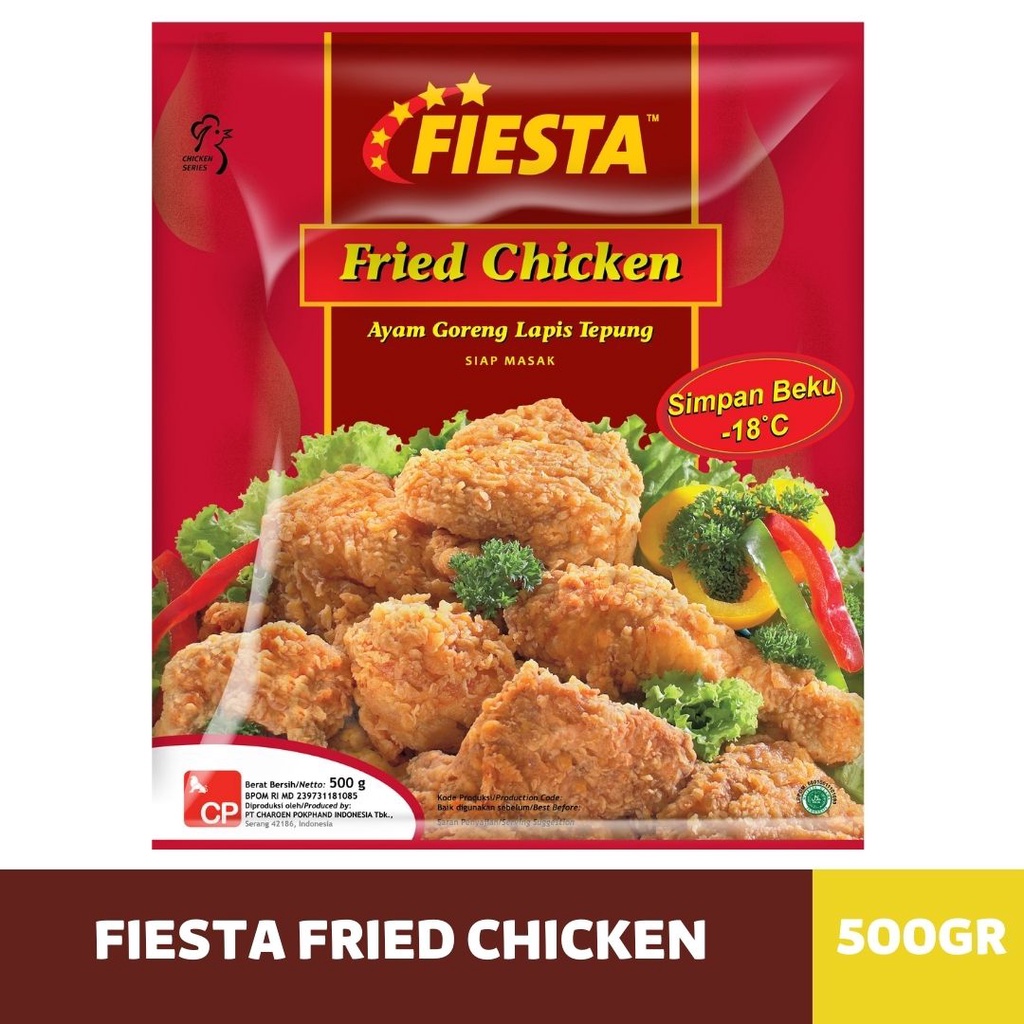Jual Fiesta Fried Chicken 500gr|Ayam Goreng Lapis Tepung/Fiesta Fried ...