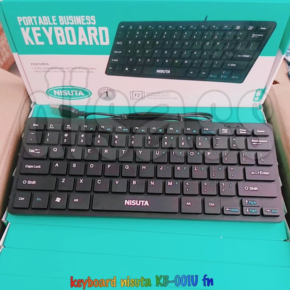 Jual Keyboard Nisuta KB-001U with FN Function Like Laptop - Mini ...