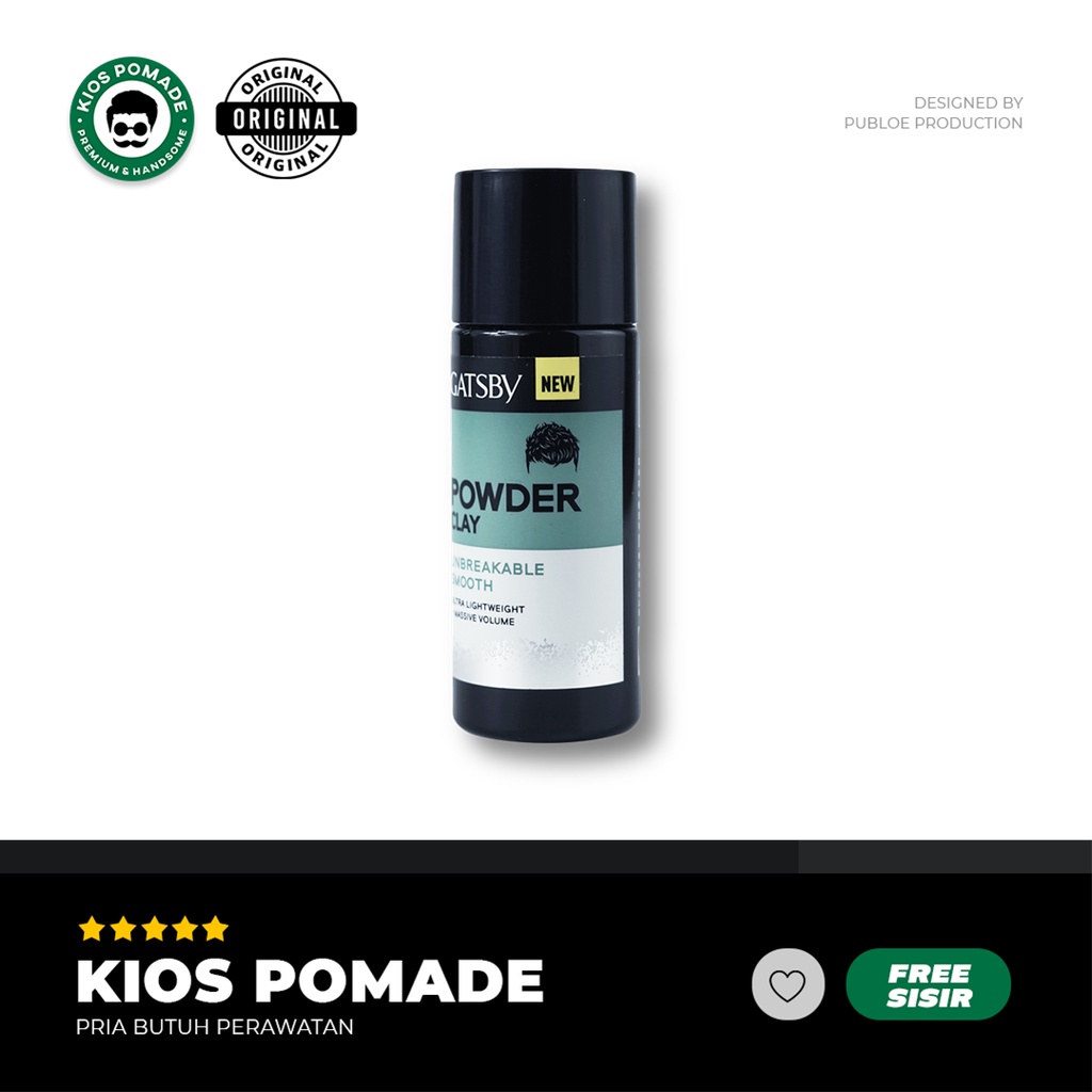 Jual Pomade Hair Powder Hairpowder GATSBY GETSBY Powder Clay ...
