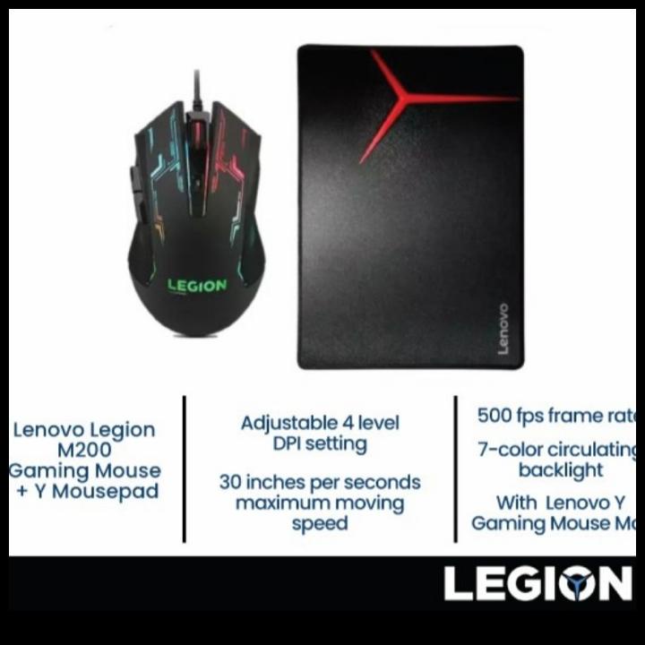 Jual Lenovo Mouse Legion M200 Free Mousepad | Shopee Indonesia