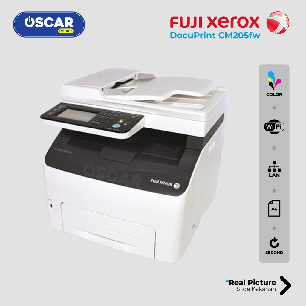 Jual Printer Warna Fuji Xerok DocuPrint CM205fw | Print Scan Copy WIFI ...