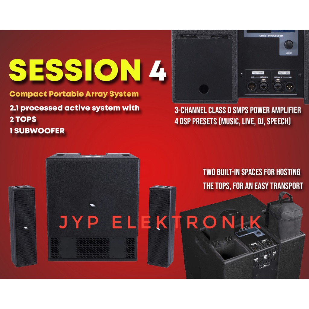 Jual speaker aktif proel session 4 / session4 / session-4 (ORIGINAL ...