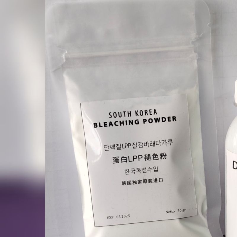 Jual Developer + Bleaching Rambut Korea LPP level 9 kemasan 50gr dan ...