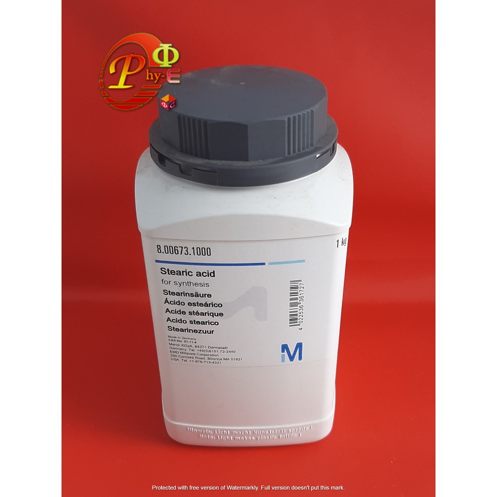 Jual Stearic Acid / Asam Stearat / C18H36O2 Analis Per 10 gram | Shopee ...