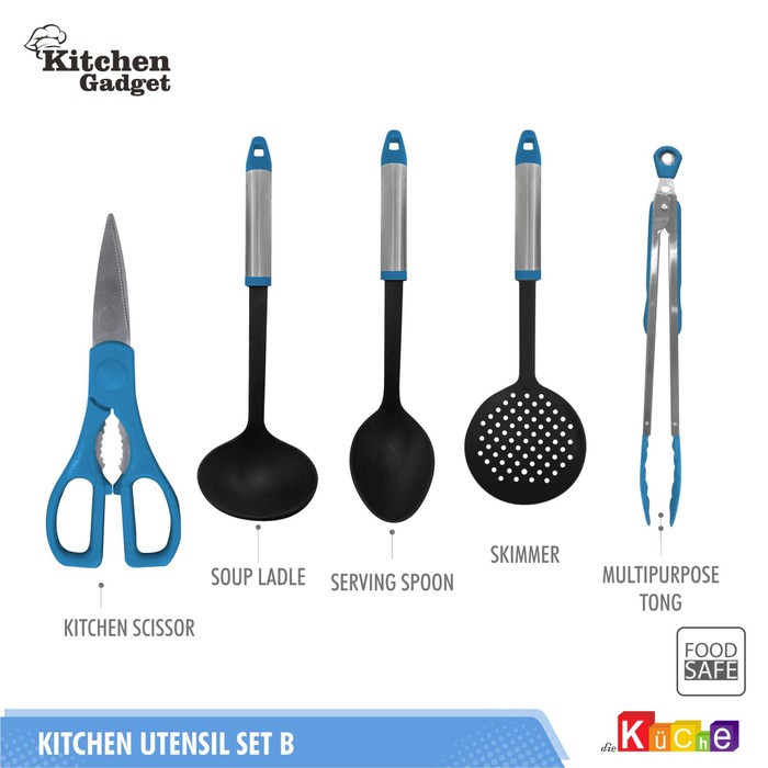 Jual Fackelmann Utensil Set B/Set Peralatan Masak/Kitchen Utensil ...
