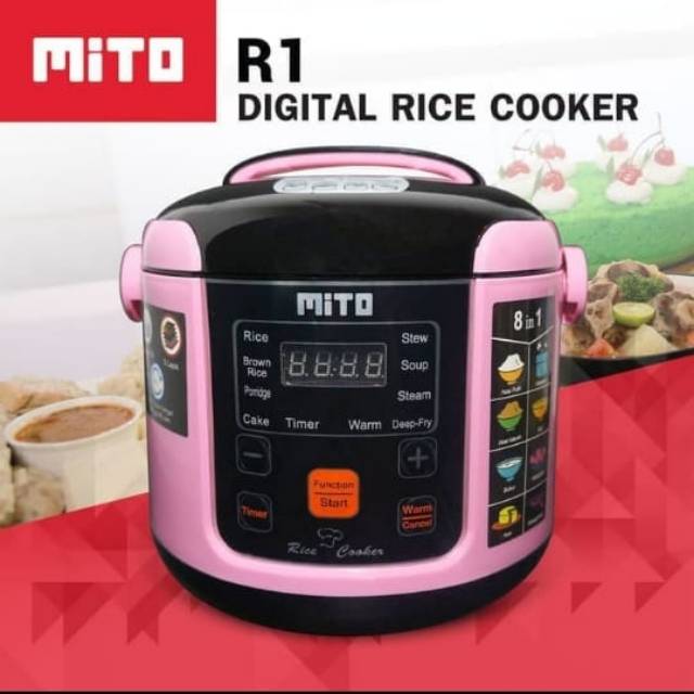 Jual RICE COOKER/MAGIC COM 1 LITER MITO/MITOCHIBA DIGITAL 8 IN 1-RI ...