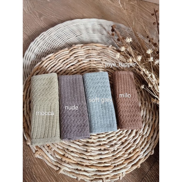 Jual Inner Rajut Bandana Premium Anysa Double Pattern Inner Hijab Ciput ...