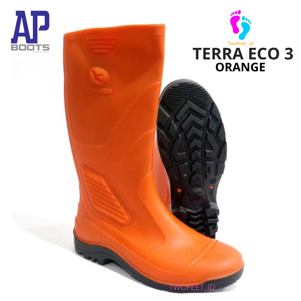 Jual Sepatu Boot AP Terra Eco 3 / Eco 3 Karet Tinggi Panjang Anti Slip ...