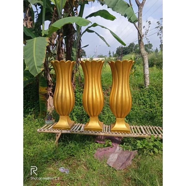Jual VAS BUNGA DEKORASI FIBER MODEL BLIMBING | Shopee Indonesia