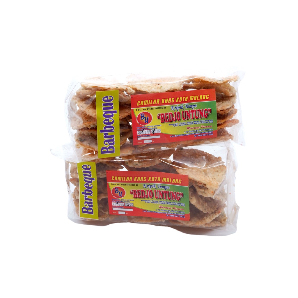Jual Kripik Tempe Bedjo Untung - Barbeque (100g) | Shopee Indonesia