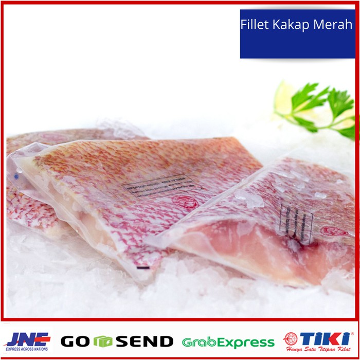 Jual PROMI Fillet Kakap 500 gr/ IKAN KAKAP MERAH FILLET/ FILLET KAKAP ...