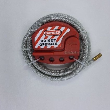 Jual LOTOTO LS806 Adjustable Safety Logout Tagout Sling Cable 2m ...