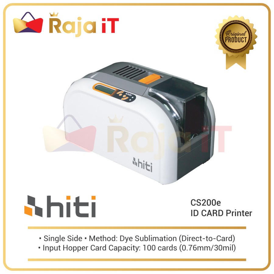 Jual HITI CS200e ID CARD Printer CS-200e Printer Kartu HITI CS200 CS200E | Shopee Indonesia