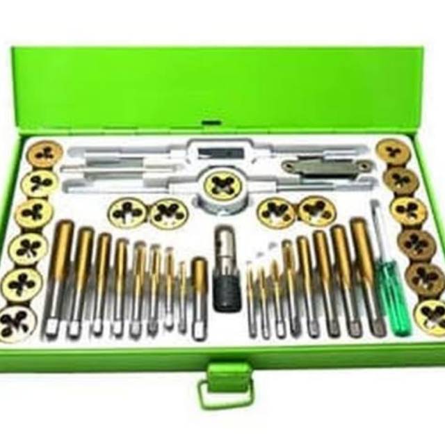 Jual TEKIRO Hand Taps And Dies Set 40 Pcs Tap Set dan Snei 40 Pcs ...