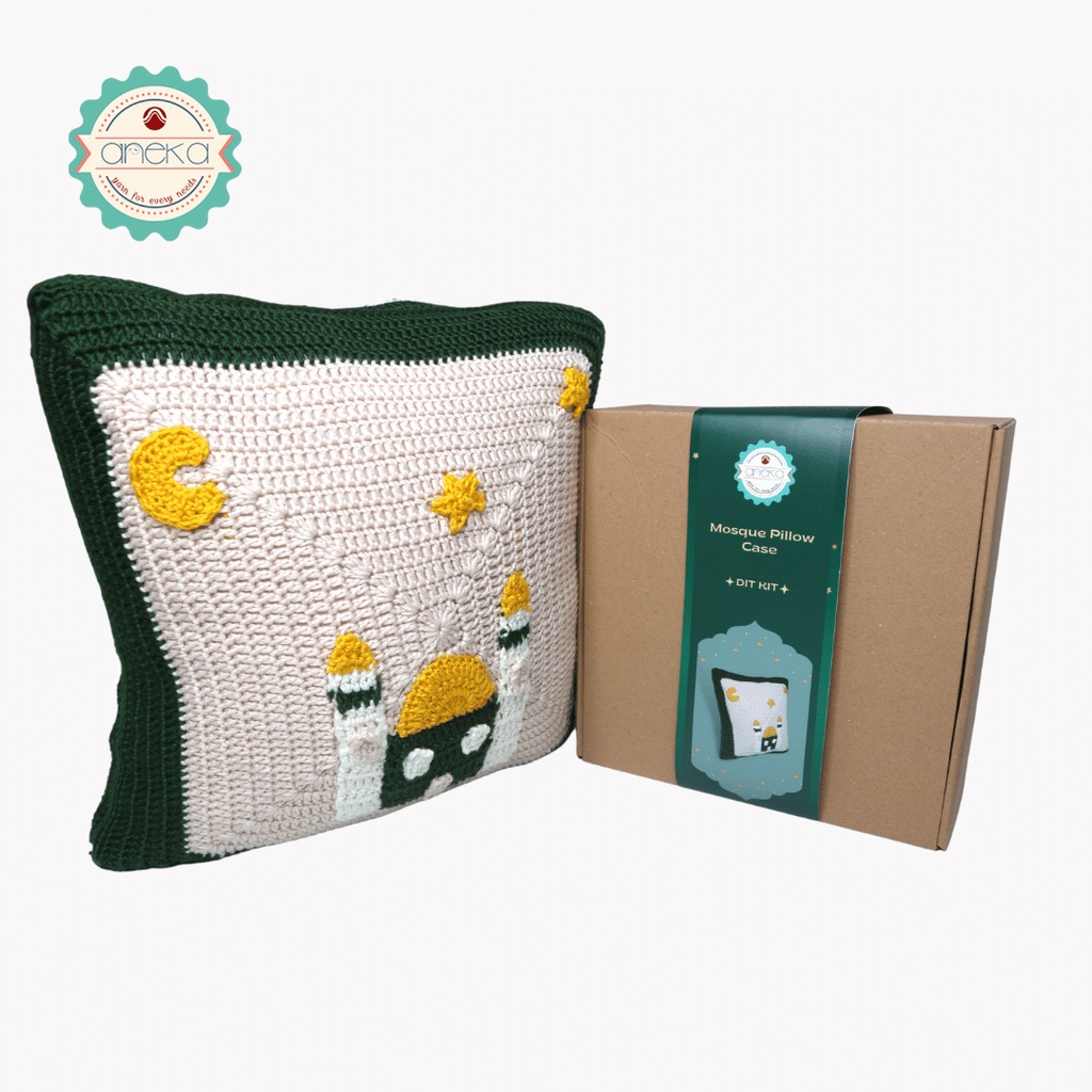 Jual ANEKA - DIY Sarung Bantal Starter Kit / Paket Merajut Pemula ...