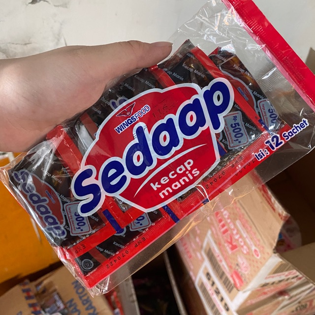 Jual (2 rtg) KECAP SEDAAP 500 RENTENG ISI 12 SASET | Shopee Indonesia