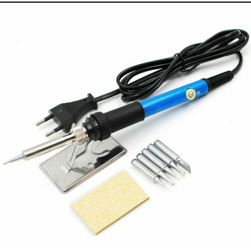 Jual solder kit 60 watt solder set 5 mata alat solder listrik set ...