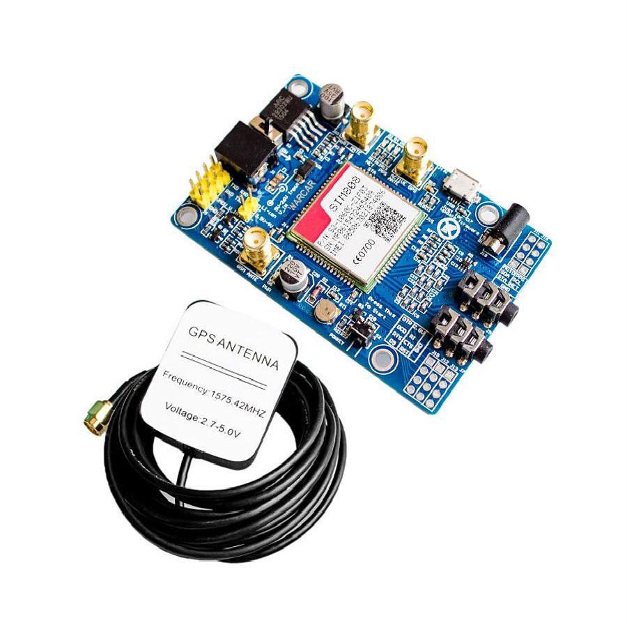 Jual SIM808 Module GSM GPRS GPS development board IPX SMA with GPS ...