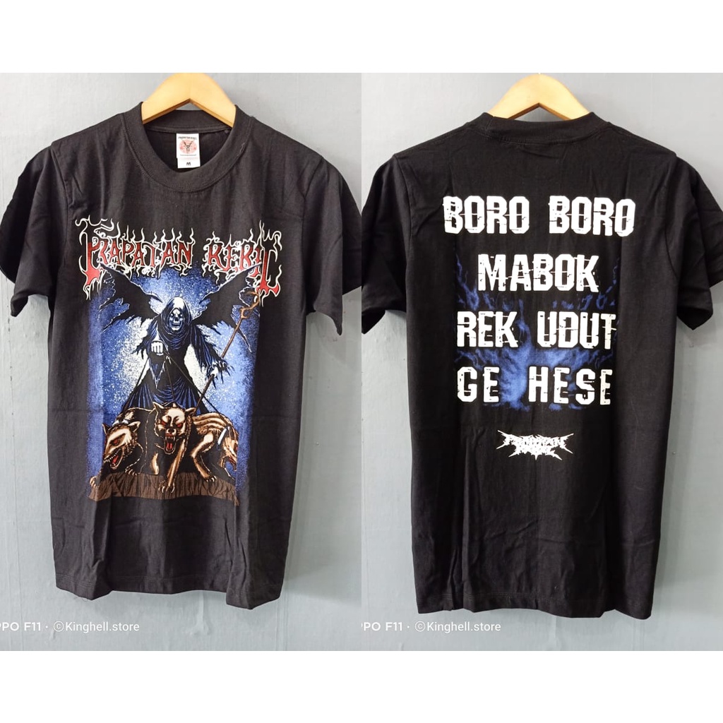 Jual Kaos Prapatan Rebel Baju Metal Gambar Tengkorak Underground ...