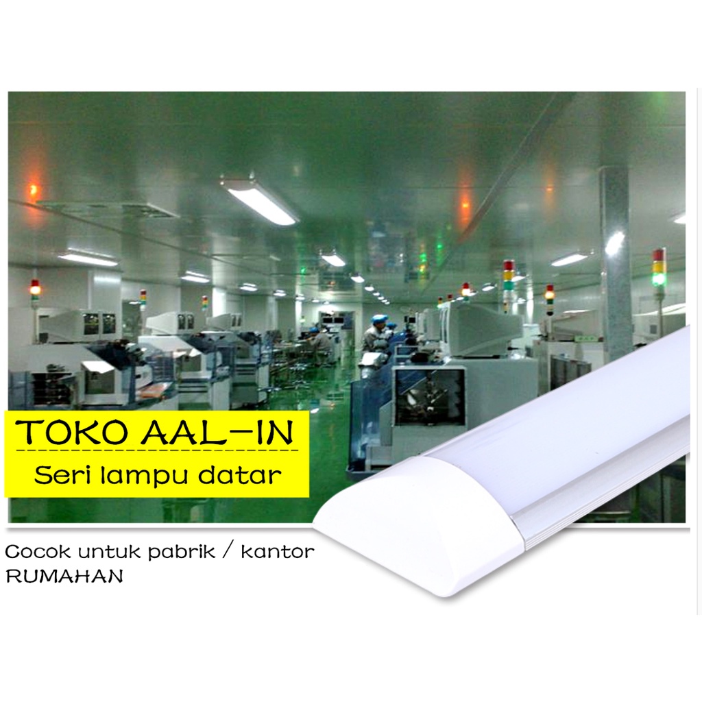 Jual Lampu TL LED/ Kap TL / Kap RM 36W/18W sinar White 120cm/60cm | Shopee Indonesia