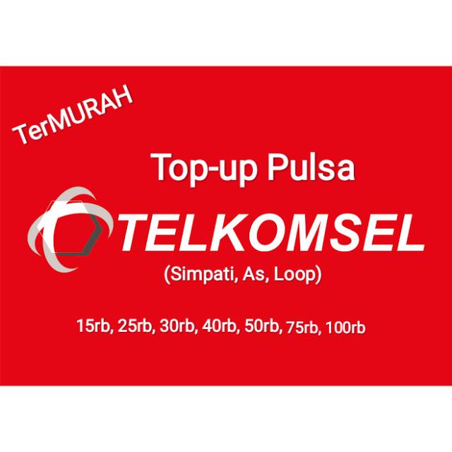 Jual Pulsa TELKOMSEL murah 15rb, 25rb, 30rb, 40rb, 50rb, 75rb, 100rb ...