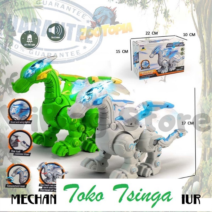 Jual Mainan Robot Mechanical Dragon Dinosaurus Naga Dino Zootopia ...