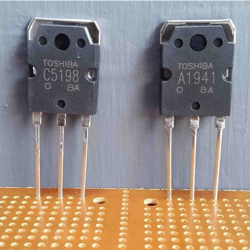 Jual Transistor TOSHIBA ASLI 2SA 1941 2SC 5198 200W 140V 10A PNP NPN ...
