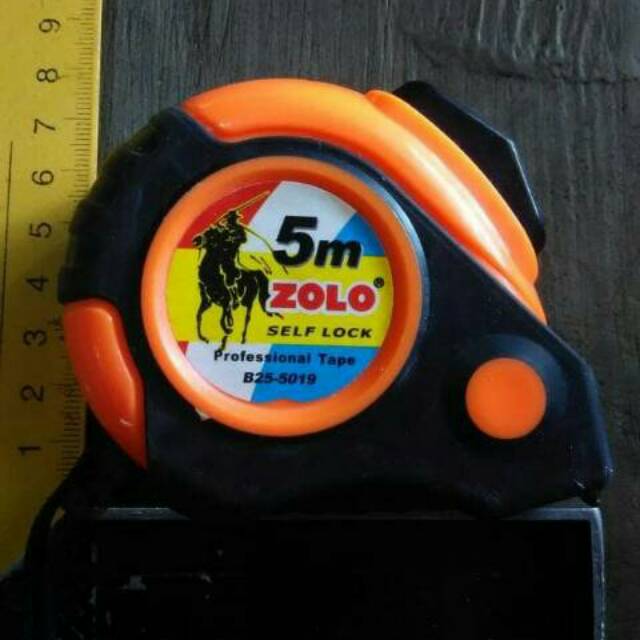 Jual Meteran kayu Measuring Tape Auto Self Lock Stop Otomatis 5m 5 m ...