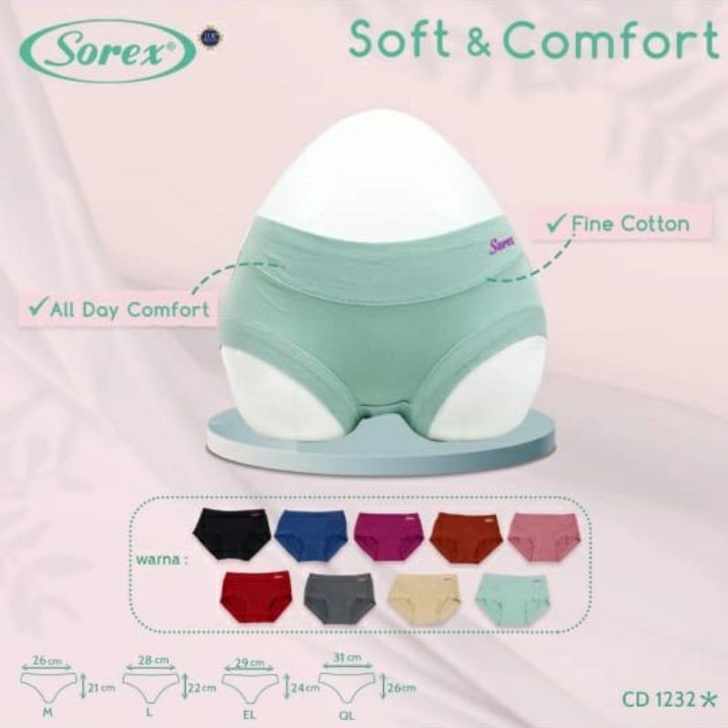 Jual SOREX CD Sorex 1232 Celana Dalam Sorex Termurah Supersoft |CD Dewasa wanita sorex | Shopee ...