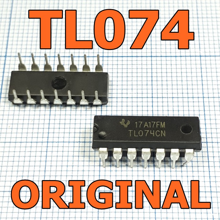 Jual Original IC Op Amp TL074 TL 074 Operational Amplifier | Shopee Indonesia