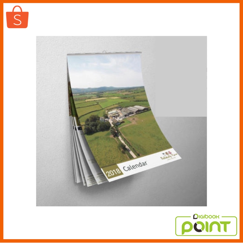 Jual Kalender Dinding 2024 Custom Klem Seng Portrait 32 x 48 cm Isi 2 ...